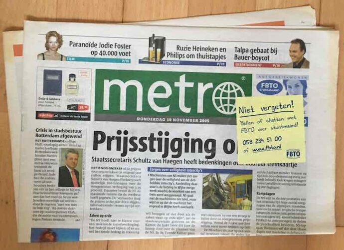 De laatste Metro: afscheid van het buitenbeentje onder de gratis kranten